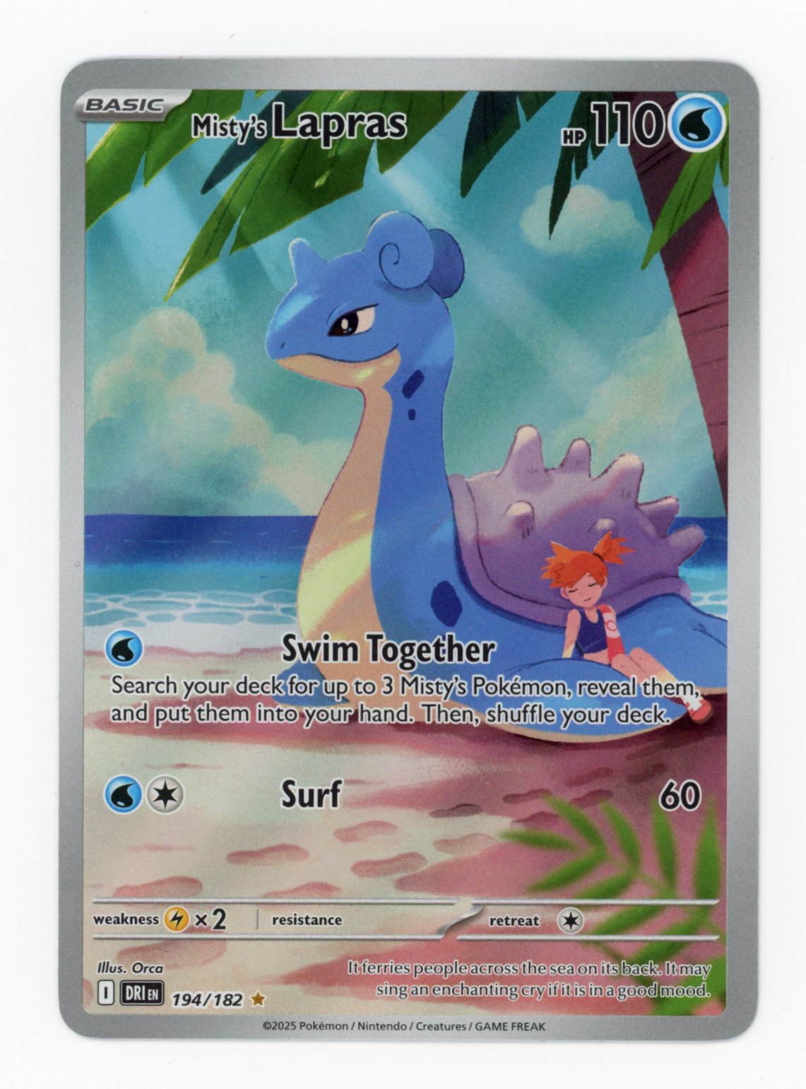 Misty's Lapras #194/182 Pokémon Destined Rivals | Köp Hos PokeTalk